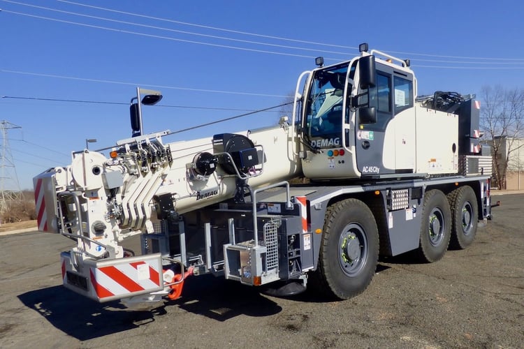 New! North America's First Demag AC 45 City All Terrain Crane