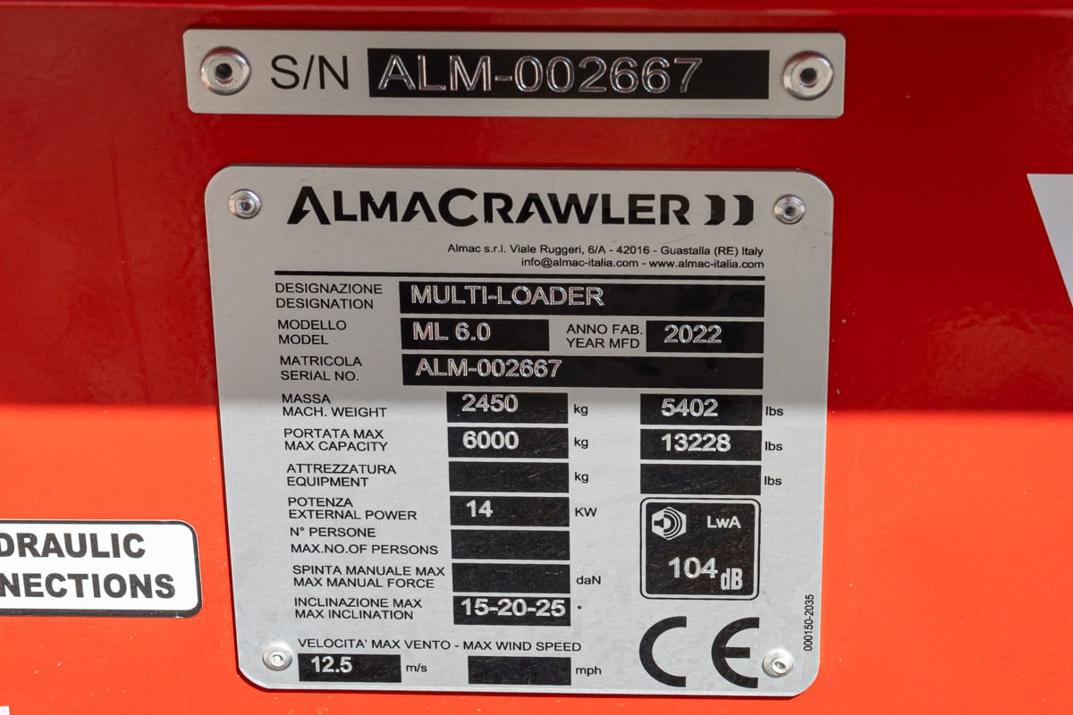 New AlmaCrawler Multi-Loader 6.0 Tracked Carrier