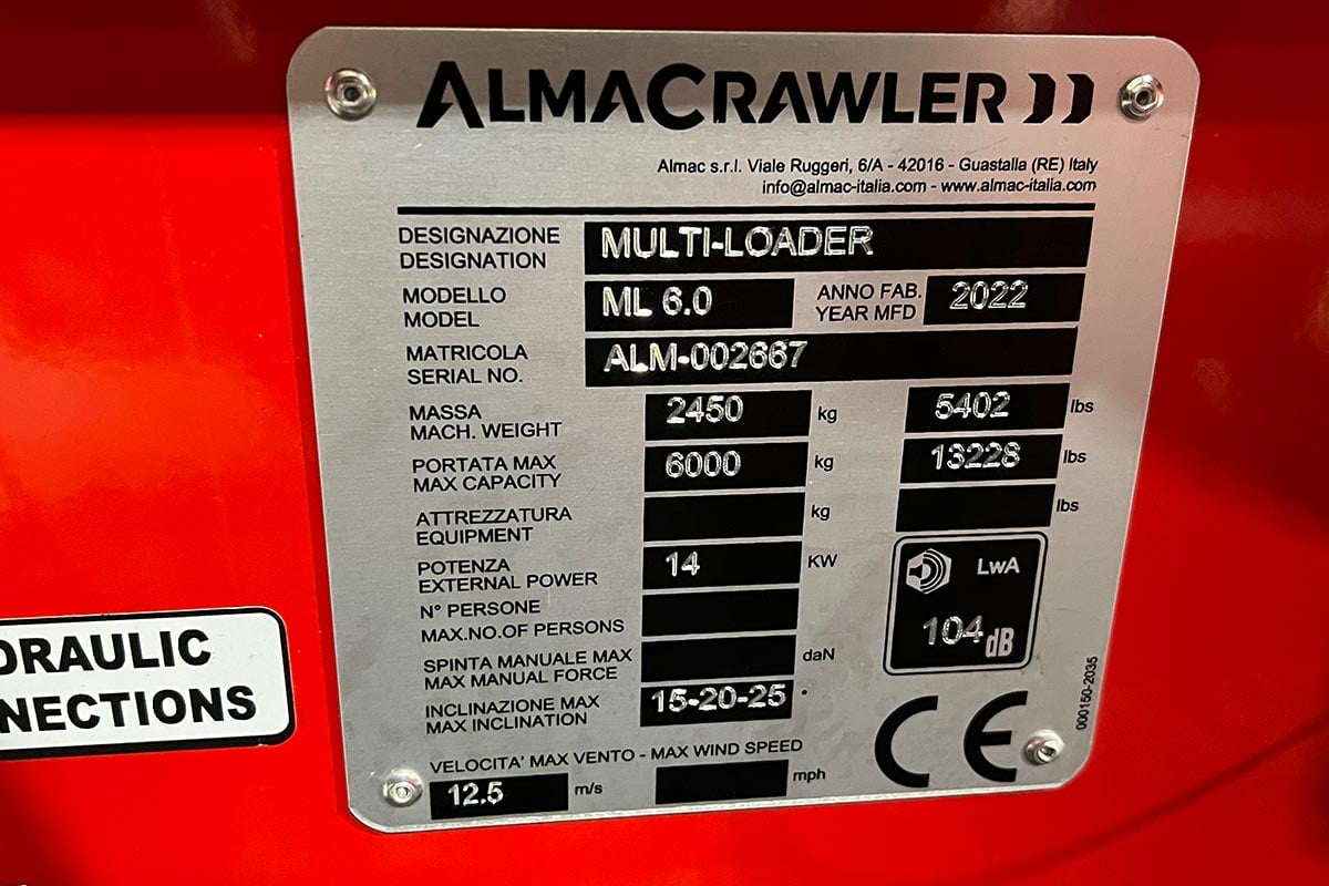 New AlmaCrawler Multi-Loader 6.0 Tracked Carrier